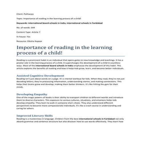 SUPPORTING CHILDREN’S READING DEVELOPMENT.pptx