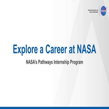 NASA Pathways Overview | PPTX