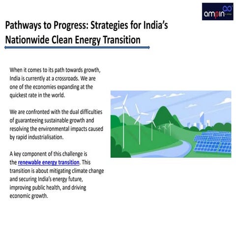 India's Green Energy Transition: A Comprehensive Overview | PDF