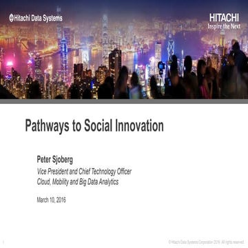 Pathways to Social Innovation - Peter Sjoberg | PPTX
