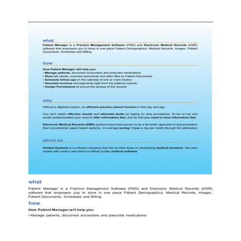 AVIXO CMS & EMR | PDF