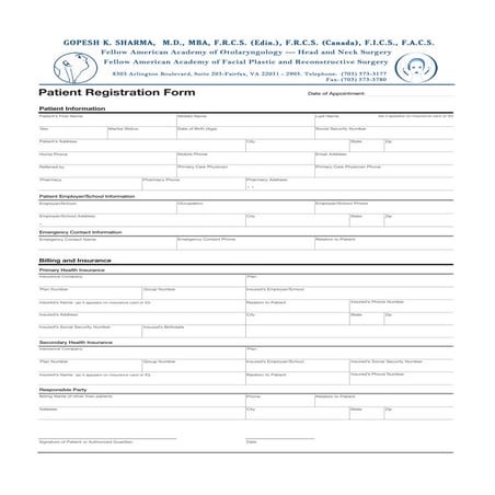 Patient registration-form | PDF