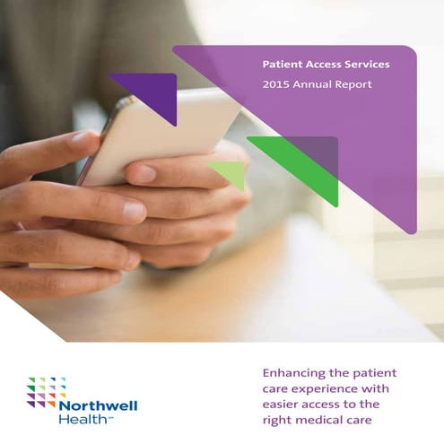Patient access services 2015 annual report | PDF