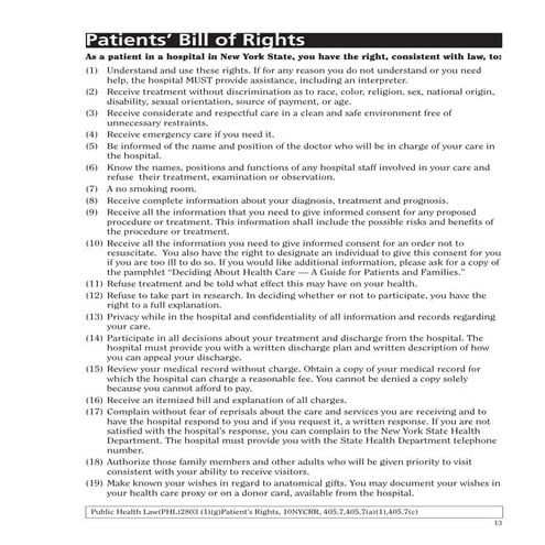 Patients Rights