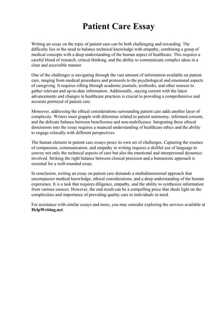 Infection Control Essay | PDF