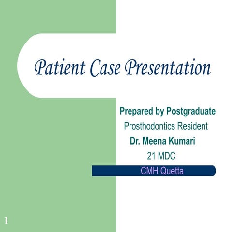 Patient case presentation | PPT