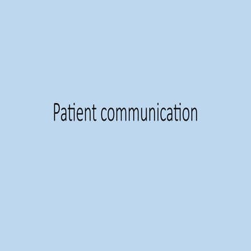Importance of Patient Communication.pptx