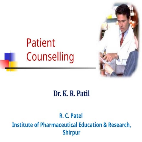 Patient_Counseling_clinical pharmacy ppt | PPT