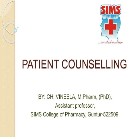 Patient counselling | PPTX