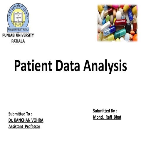 Patient data analysis | PPTX