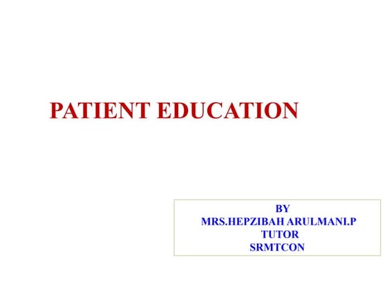 Patient Education.pptx
