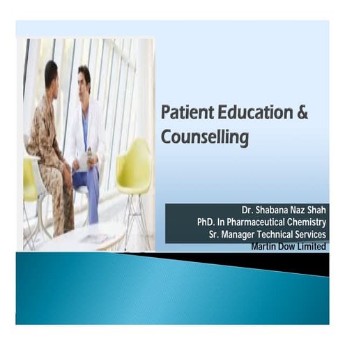 Patient Education & Counselling | PDF