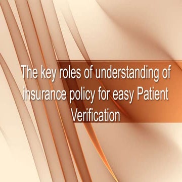 Patient Eligibility Verification solution – pVerify | PPTX | Health ...