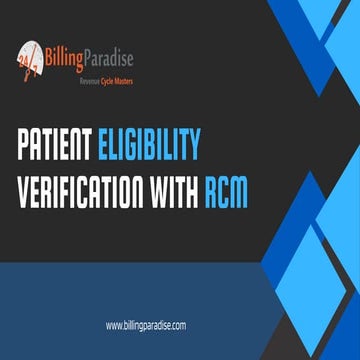 Patient Eligibility Verification with RCM.pdf
