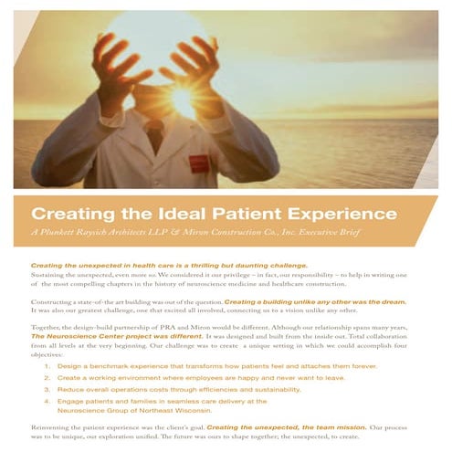 Creating the ideal patient experience | PDF
