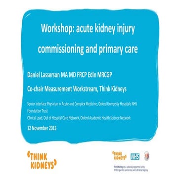 Acute Kidney Injury (AKI) Clinical Audit Tools 2011 | PDF