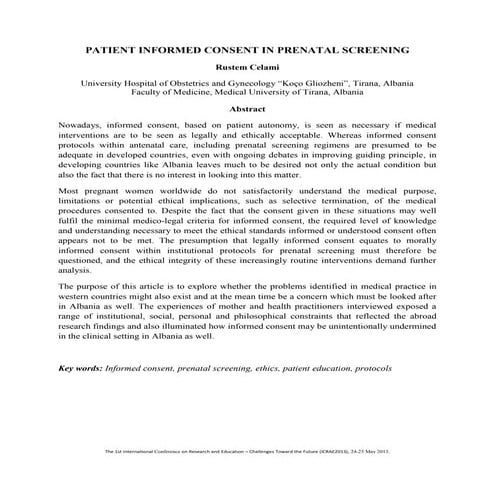 Consent form | PDF