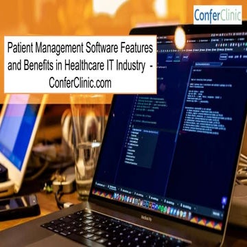 Patient Management Software Features and Benefits in Healthcare IT ...