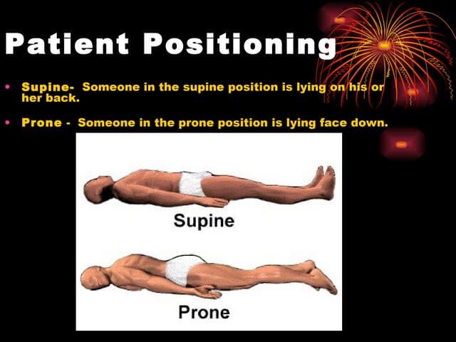 Positioning a patient | PPTX