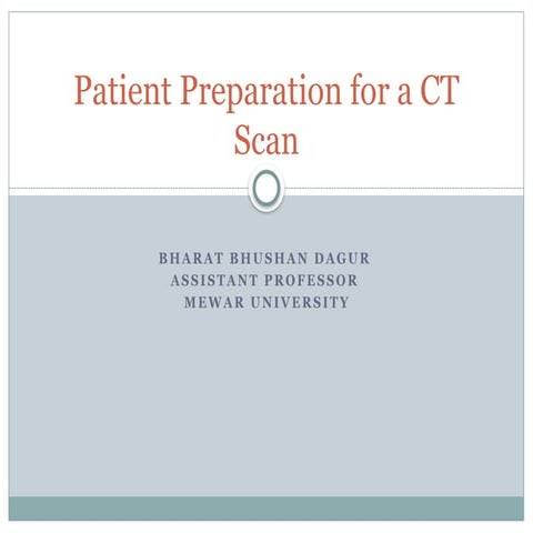 Patient Preparation Protocols for CT Scans: Ensuring Safety, Accuracy ...