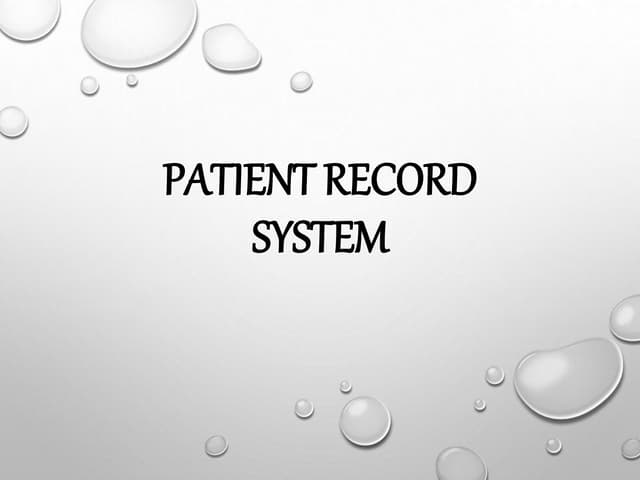 Patient Registration in Hospital | PPTX