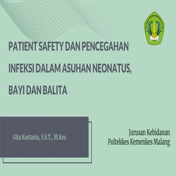 Patient Safety 3 | PPTX