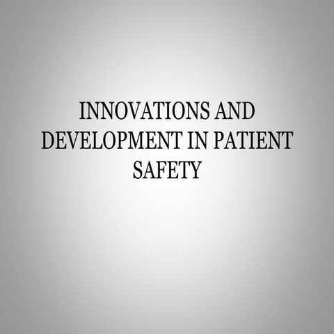 PATIENT SAFETY PPT | PPTX