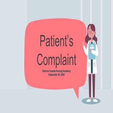 PATIENT'S COMPLAINT.pptx