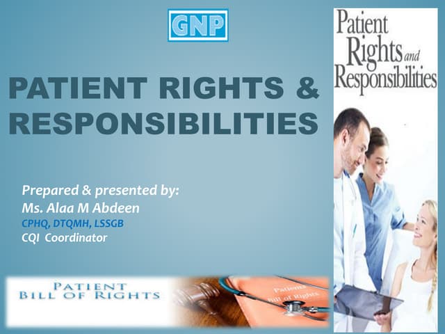 Patients rights and responsibilities | PPTX