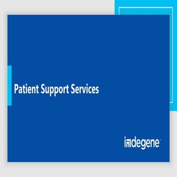 Patient Support Services | PPT