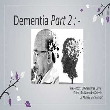 Patient with Dementia case report .pptx