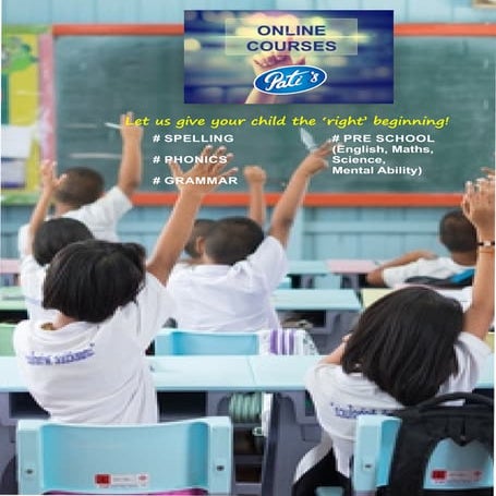Pati's Online Classes ... for children ... Junior KG to class 3 | PDF