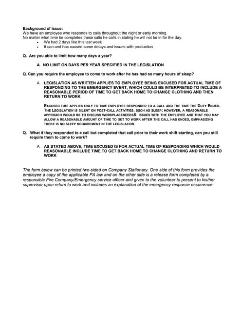 Notice to Explain SAMPLE FORM (First Notice)