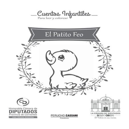 Página Para Colorear Del Patito Feo Cuento Para Colorear El Patito