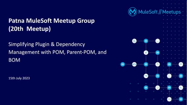 Simplifying Plugin & Dependency Management with POM, Parent-POM, and ... Simplifying Plugin & Dependency Management with POM, Parent-POM, and ...