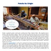 Patola Its Origin | PDF