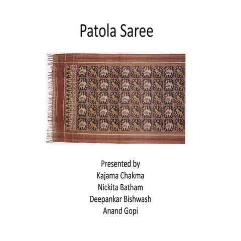 Patola silk | PPTX