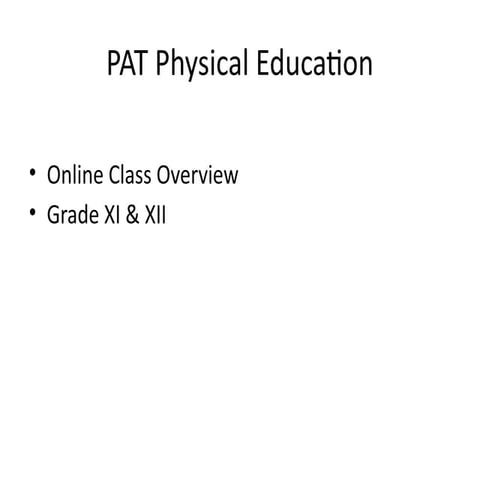 PAT_Physical_Education_Online_Class.pptx