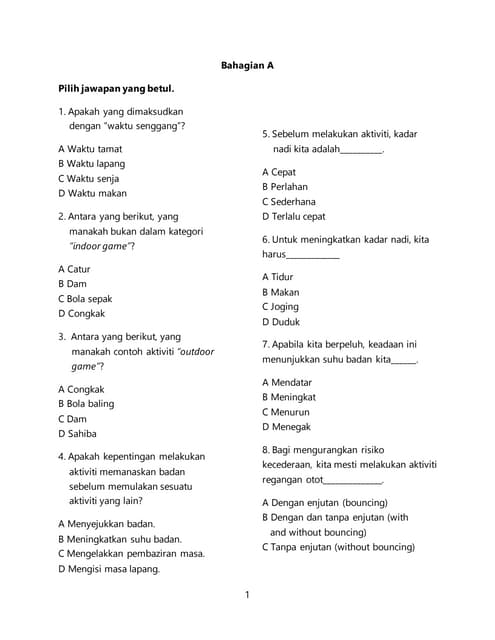 Pat pj-tahun-5-ss | PDF