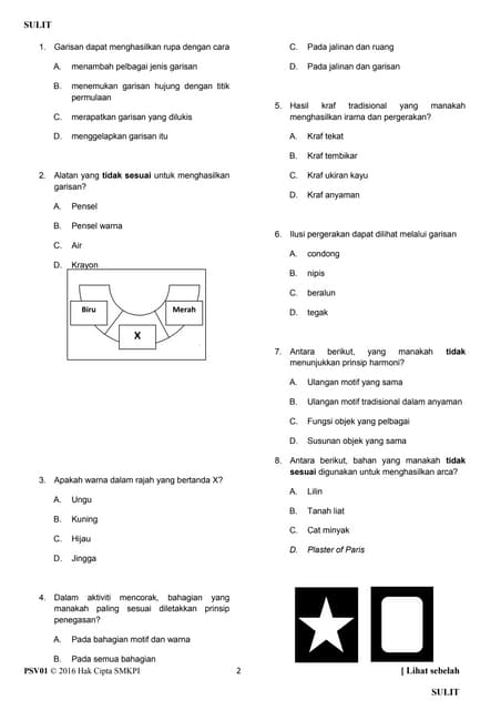 Ujian PSV Tingkatan 1 | DOC