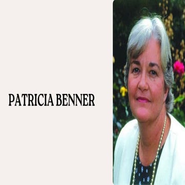 Patricia Benner/ Teorista de la enfermería.pdf