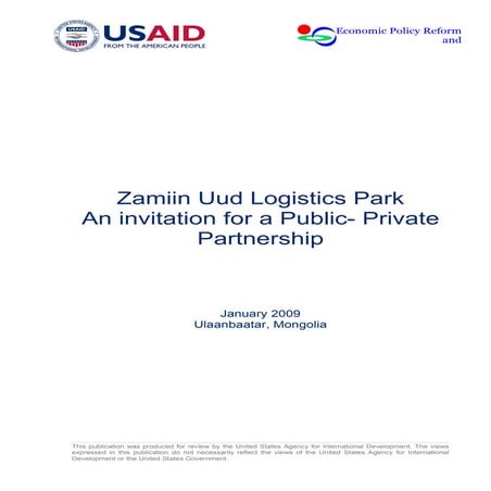 Patricio Mansilla - Zamyn Uud an invitation for PPP in mongolia | PDF