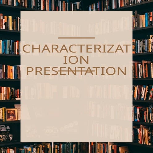 Characterization Presentation- American psycho | PPTX