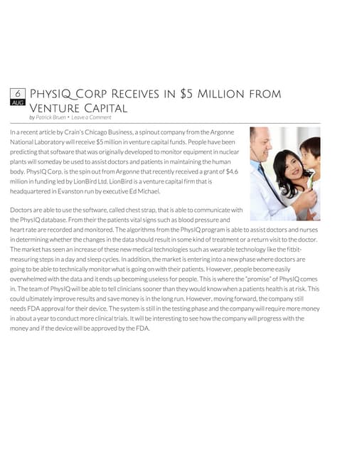 Patrick Bruen Presents Entrepreneur, Josh Flagg | PDF