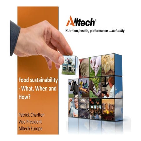 Patrick Charlton Alltech uk Profiting from Sustainability Conference York Dec 2014 | PPT