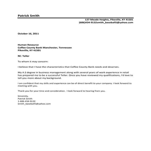 Patrick cover letter | DOCX