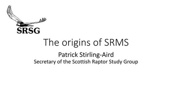 Raptor monitoring – the international context for SRMS | PPT