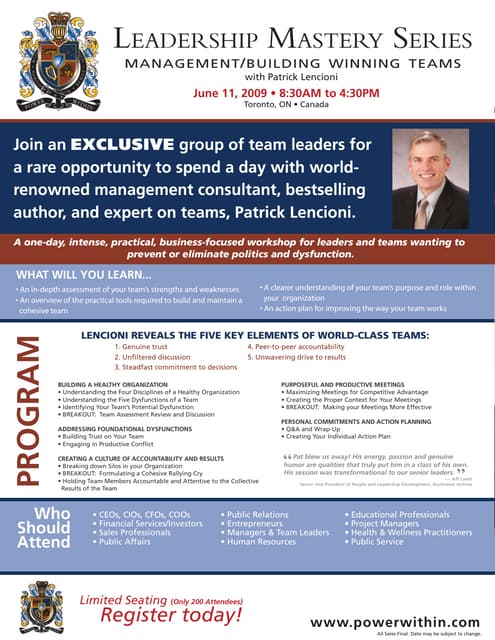 Ceo Delegate 2009 | PDF