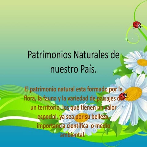 Patrimonios%20 naturales%20de%20nuestro%20país[1] | PDF