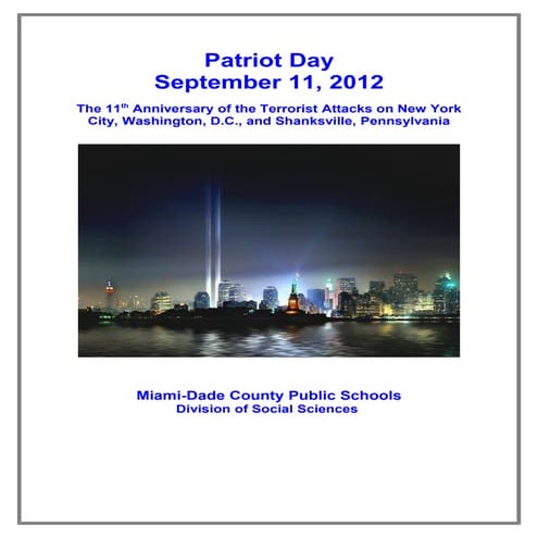 Patriot day packet september 2012 | PDF